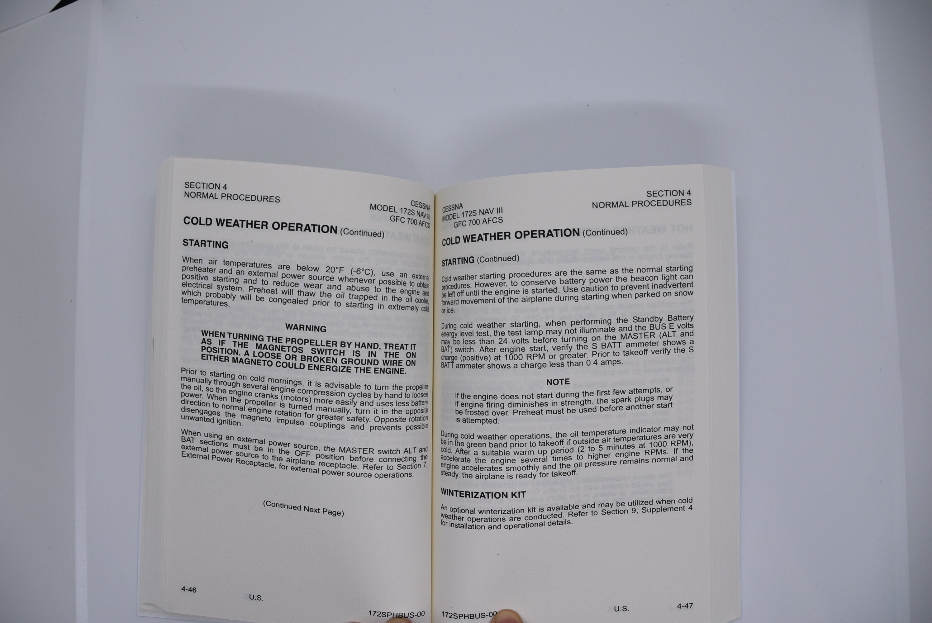 Cessna 172S G1000 Pilot Operating Handbook total 308 Pages - Etsy