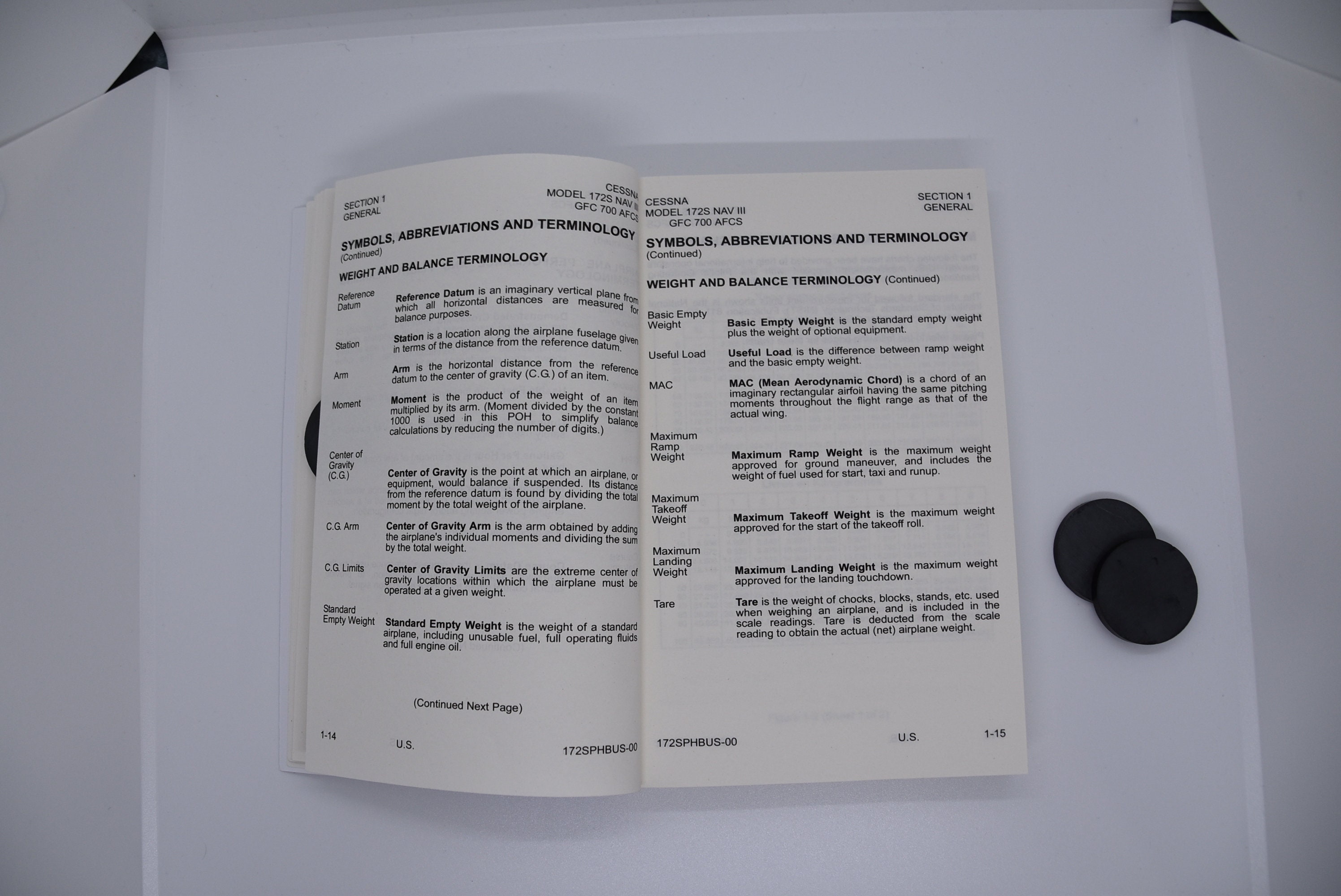 Cessna 172S G1000 Pilot Operating Handbook (total 308 Pages) - Etsy