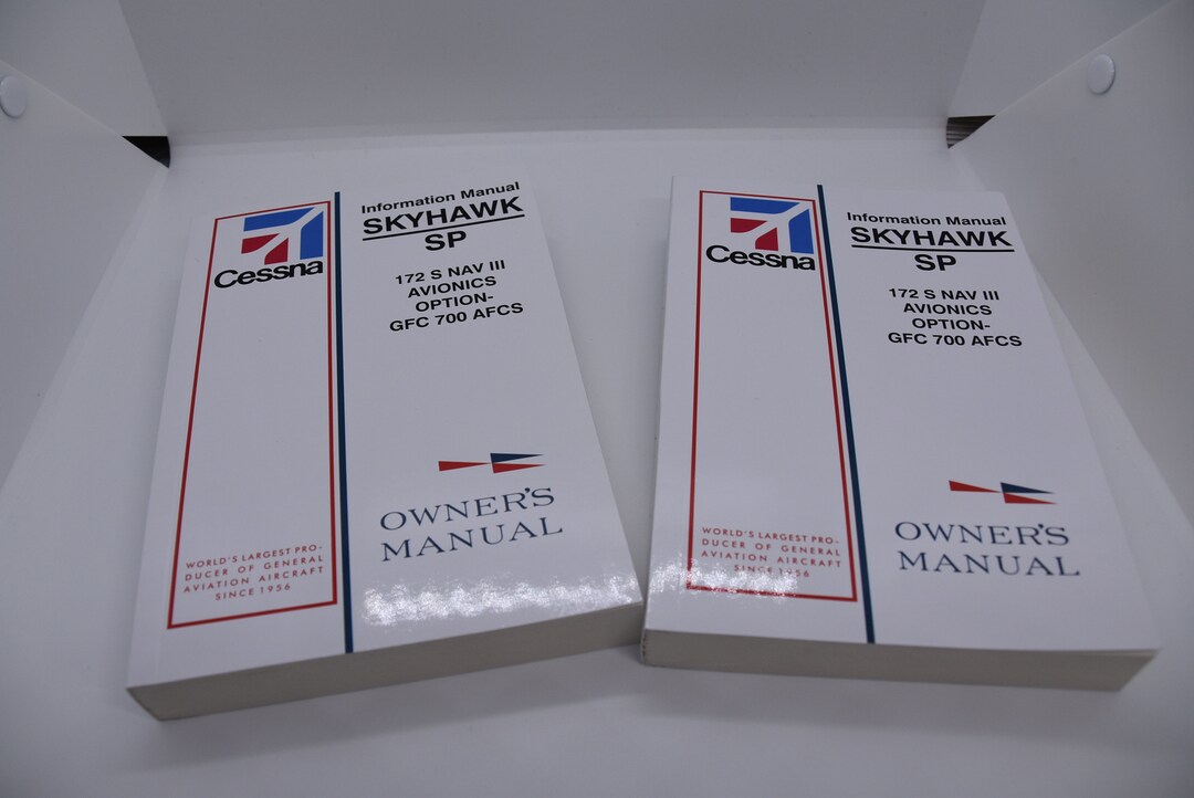 Cessna 172S G1000 Pilot Operating Handbook (total 308 Pages) - Etsy