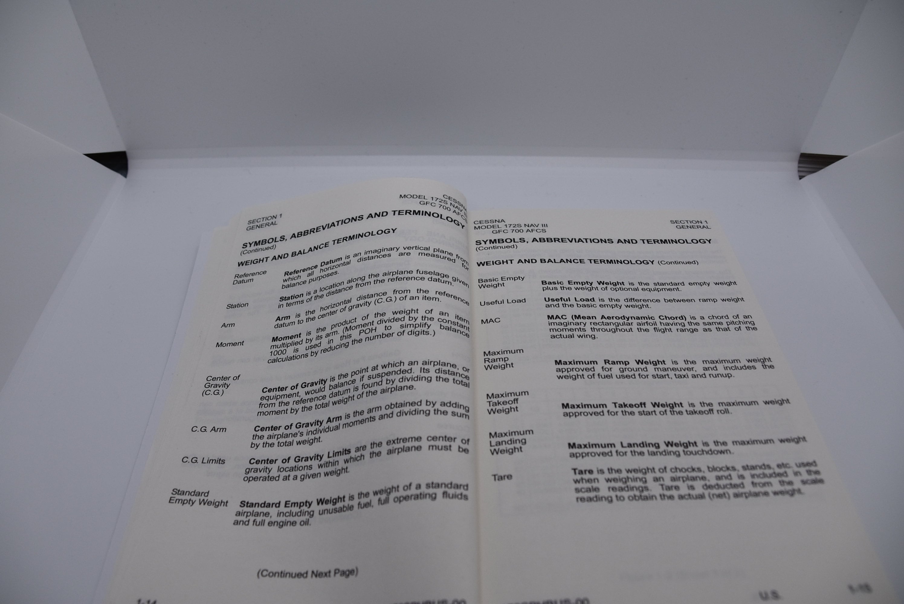 Cessna 172S G1000 Pilot Operating Handbook (total 308 Pages) - Etsy