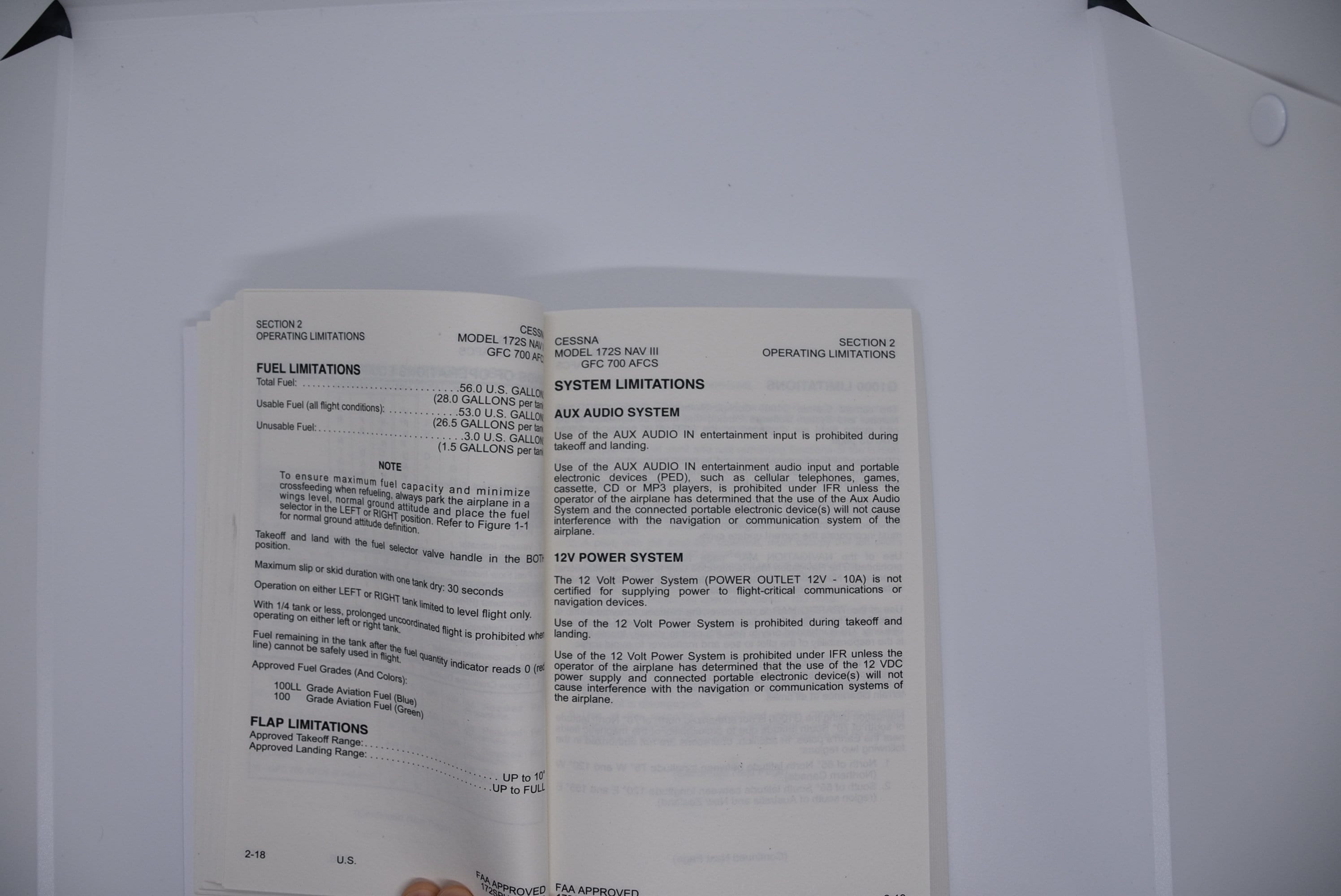 Cessna 172S G1000 Pilot Operating Handbook (total 308 Pages) - Etsy