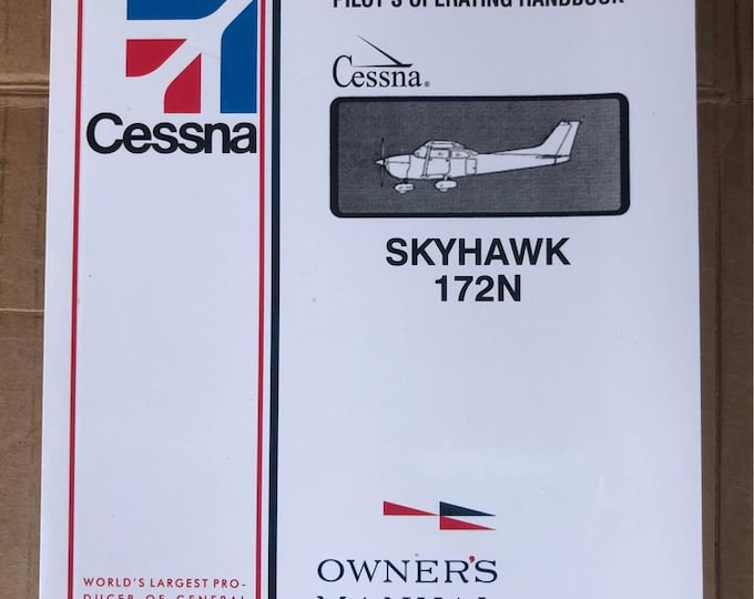 Cessna 172N Model Pilot Operating Handbook 210 Pages - Etsy