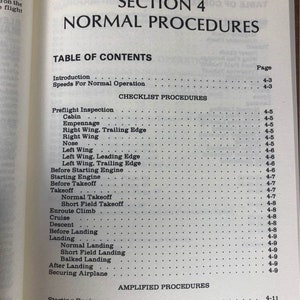 Cessna 172N Model Pilot Operating Handbook (210 Pages) - Etsy