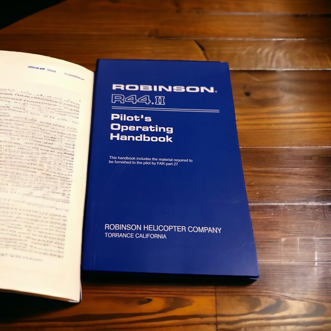 Robinson 44 II Pilot Operating Handbook (POH) - Etsy