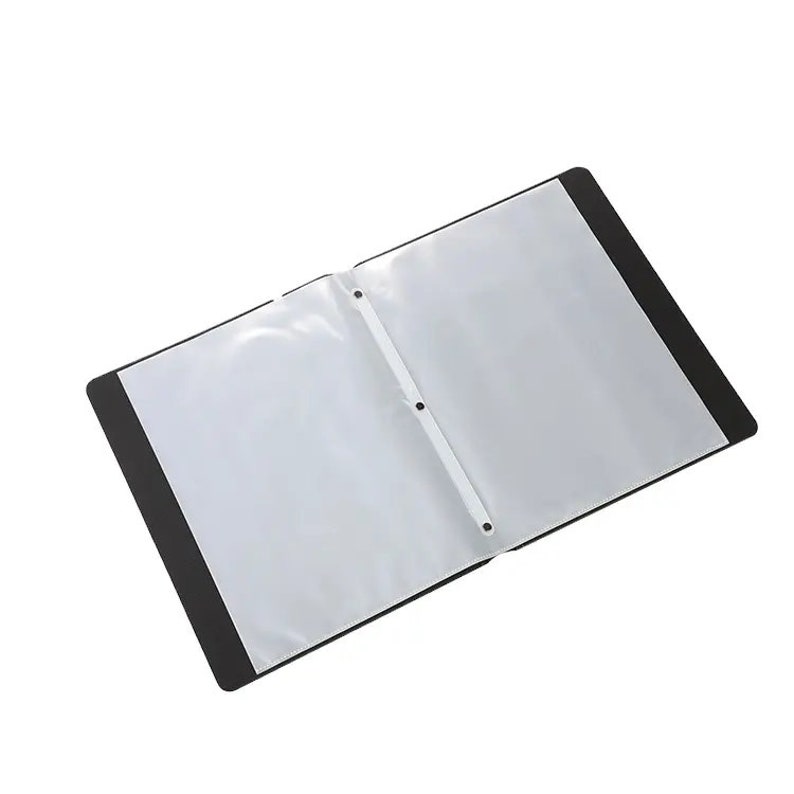 A4 Presentation File Folder With Pen Holder 80 Pages 160 View Clear ...