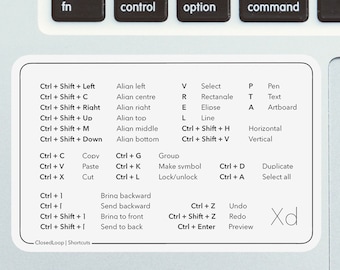 Adobe Indesign Quick Reference Keyboard Shortcuts for Any MacBook or ...