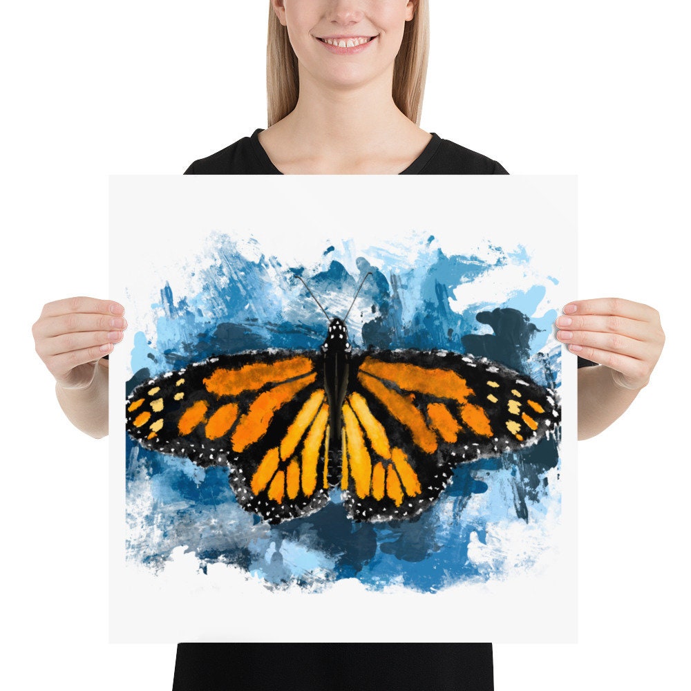 Monarch Butterfly Wall Art Monarch Butterfly Print Monarch - Etsy