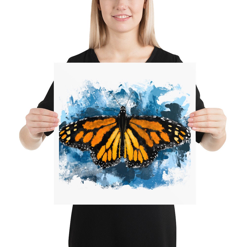 Monarch Butterfly Wall Art Monarch Butterfly Print Monarch - Etsy