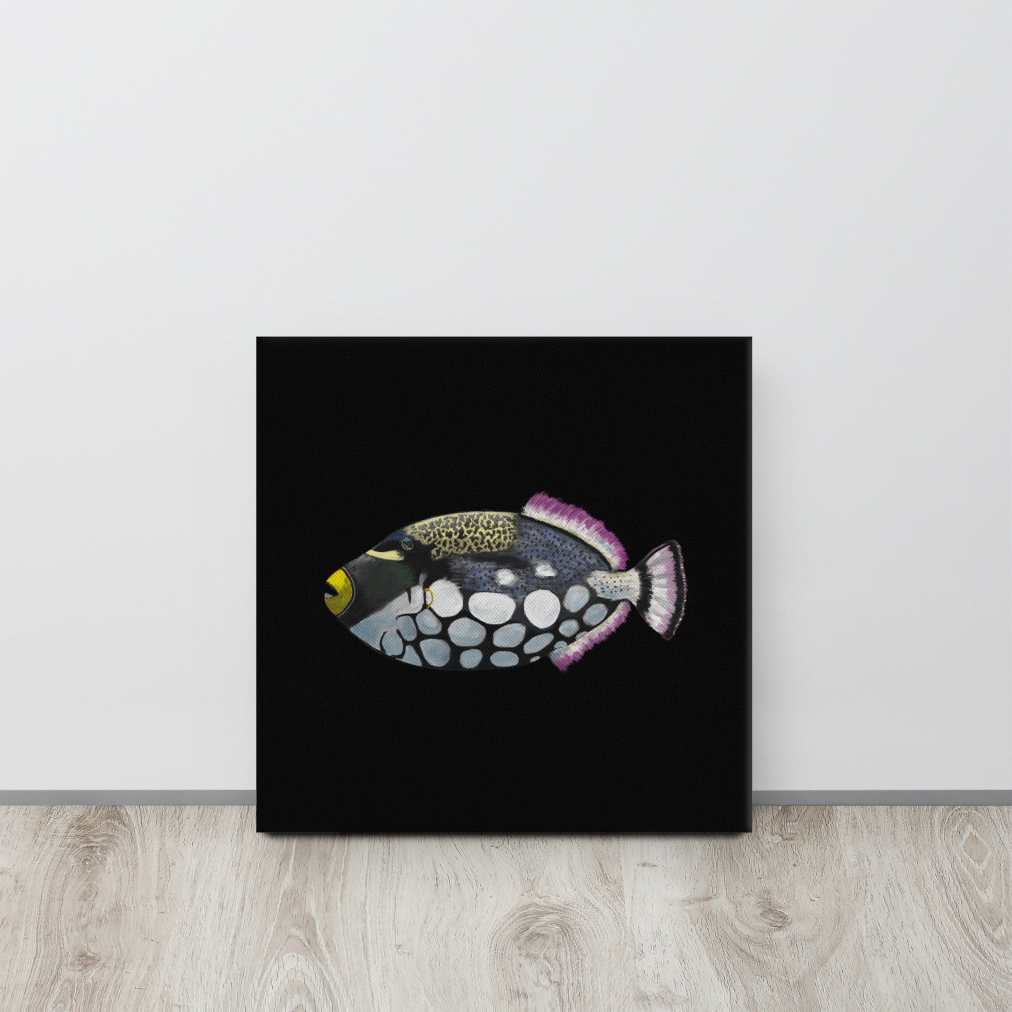 Clown Triggerfish Painting, Clown Triggerfish Wall Art, Clown ...