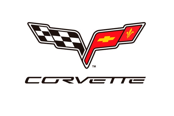 Corvette C6 Logo With Corvette Script Instant Download - Etsy Hong Kong