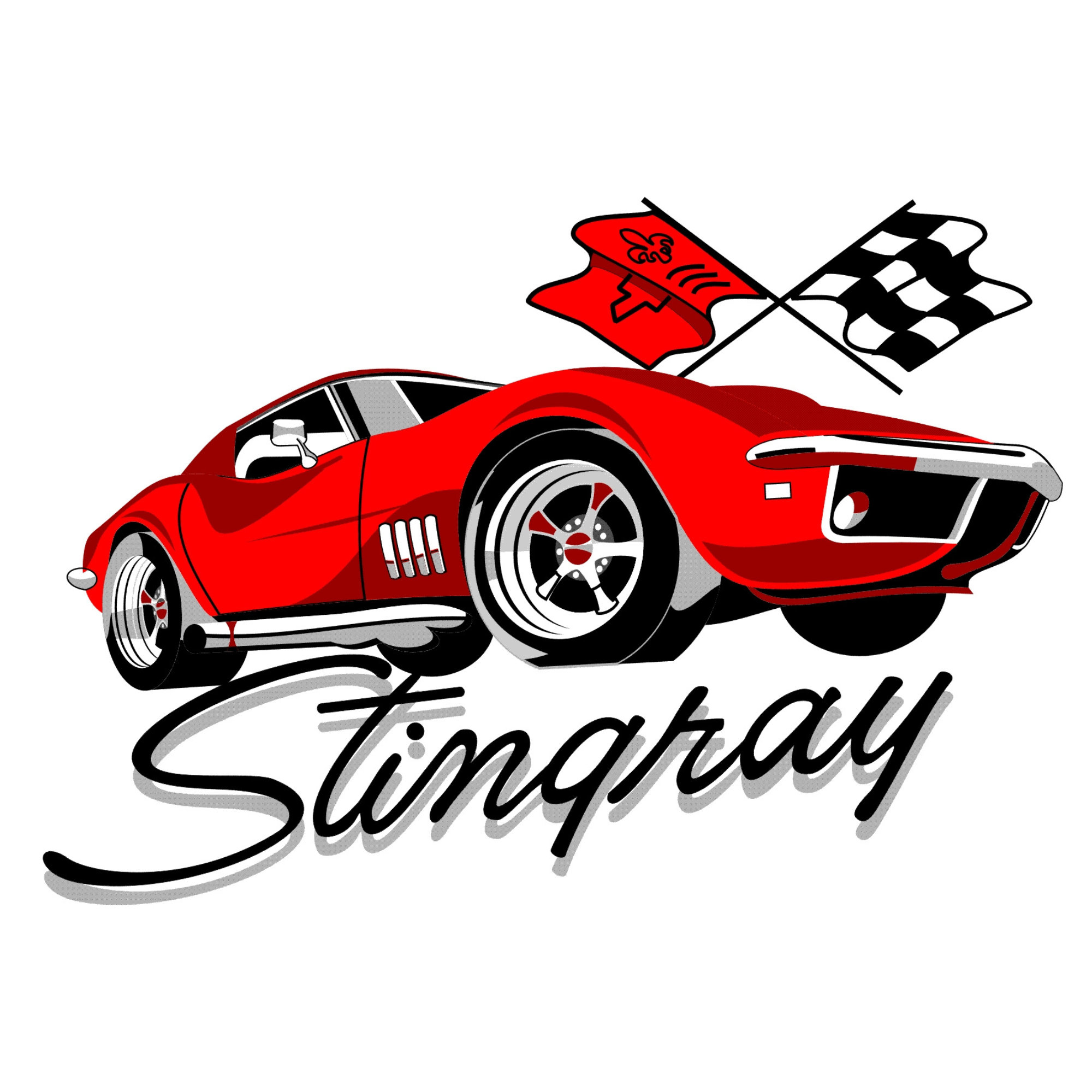 Corvette Stingray Logo Vector