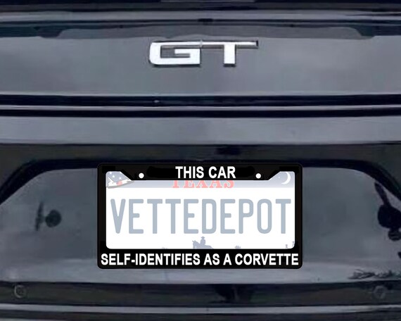 Joe Biden Corvette License Plate