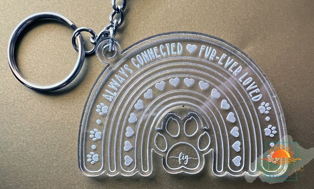 Rainbow Bridge Keychain Laser File - Etsy