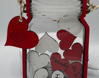 Mason Jar of Notes - Etsy