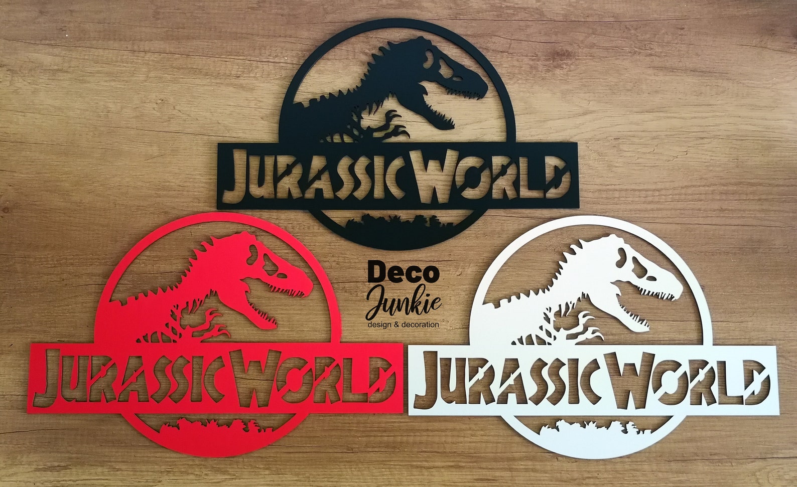 Jurassic World Customized Wooden Wall Decor Personalized Etsy