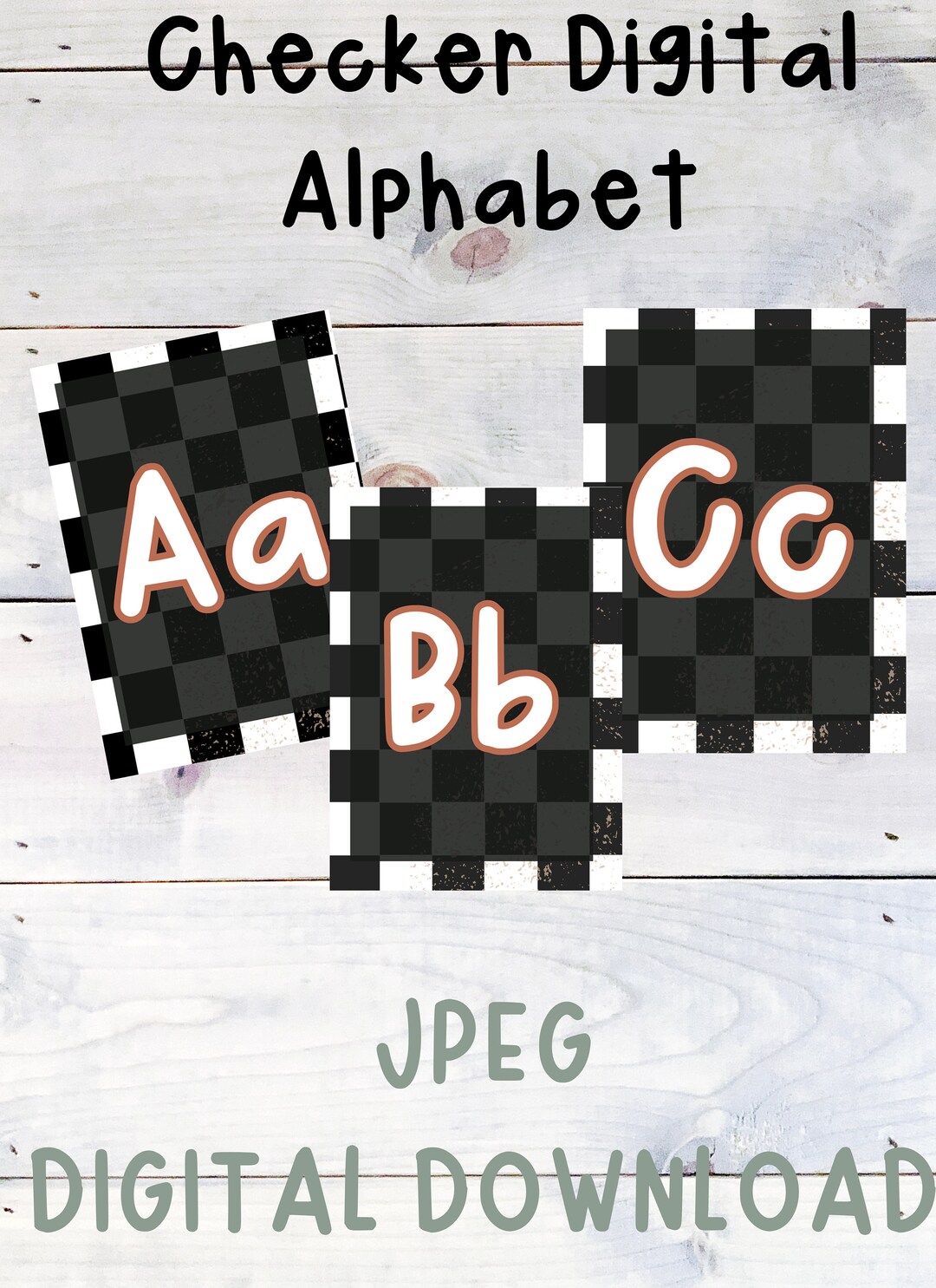 Checkered Classroom Alphabet | Classroom Decor, Classroom Alphabet ...