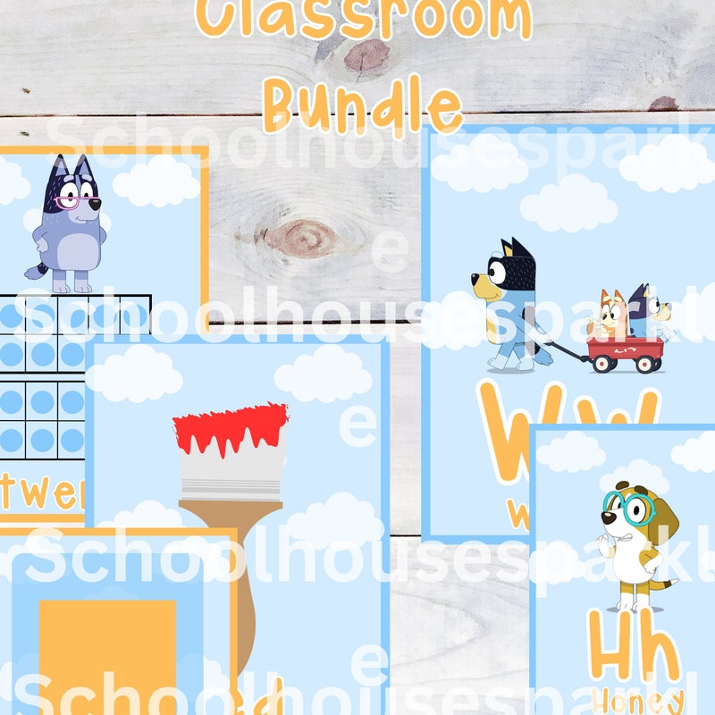 Bluey Themes Classroom - Etsy