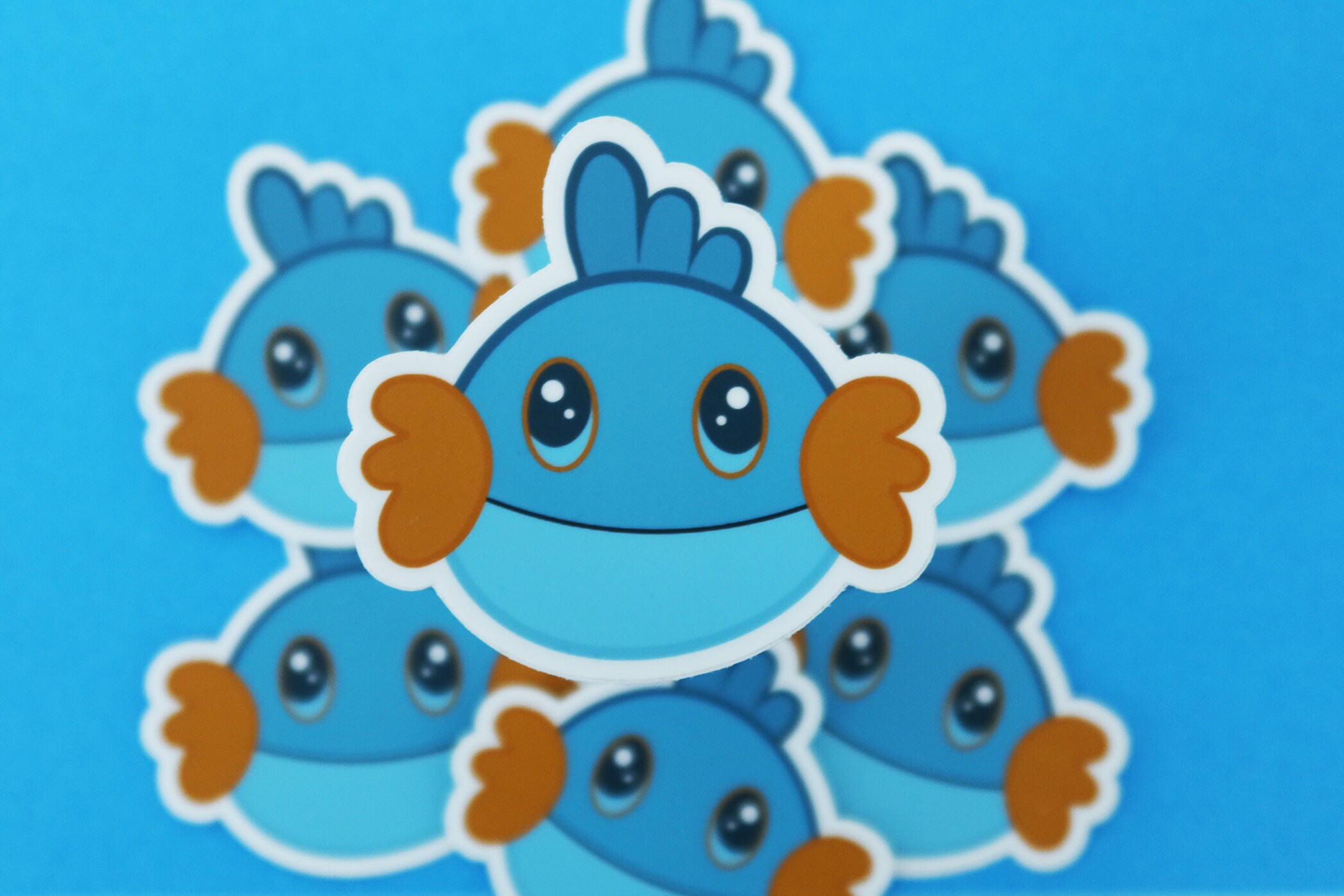 Mudkip Themed Vinyl Waterproof Sticker Decal - Etsy
