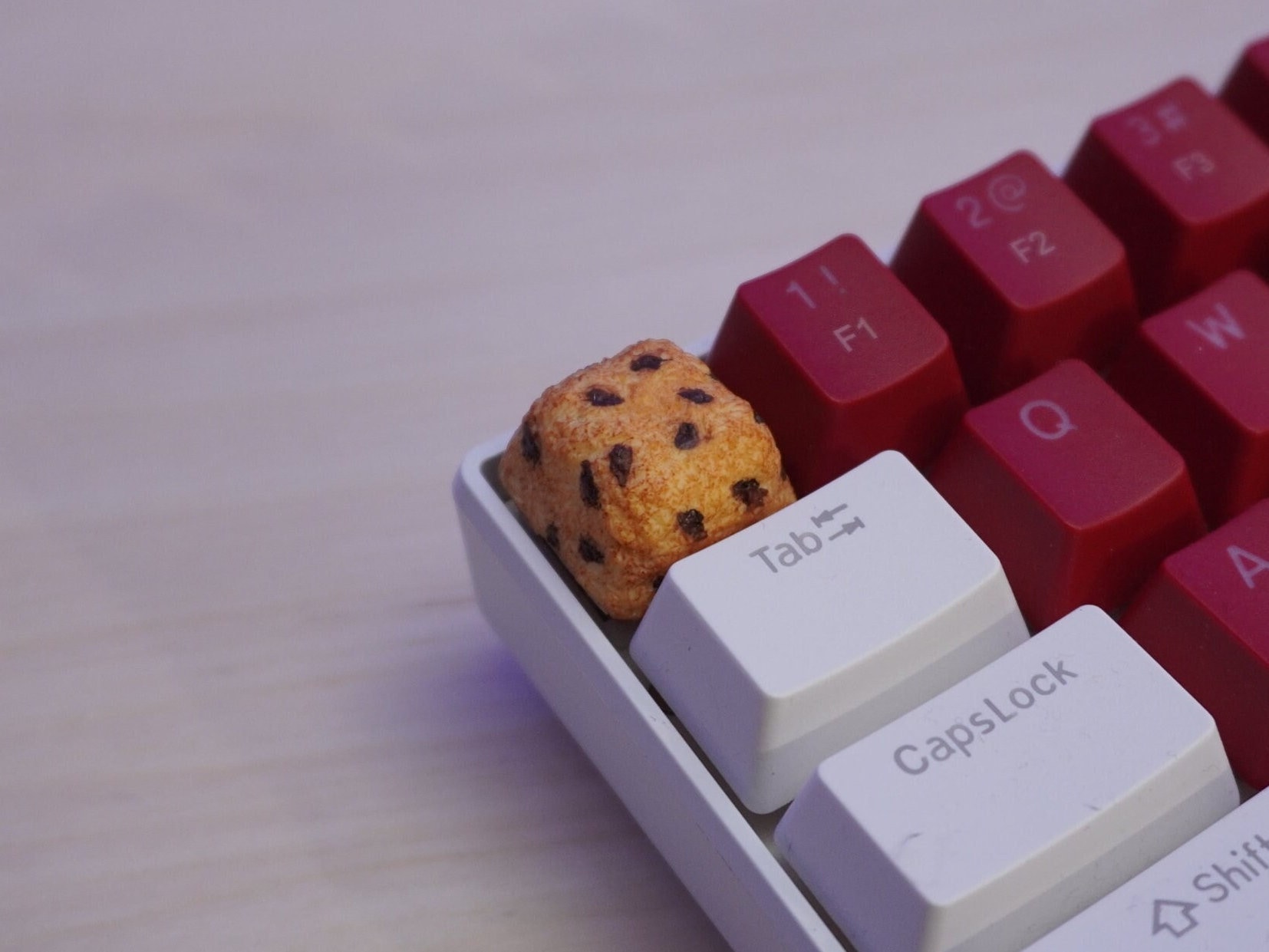 Realistic Chocolate Chip Cookie Keycap Artisan Handmade MX Stem ...