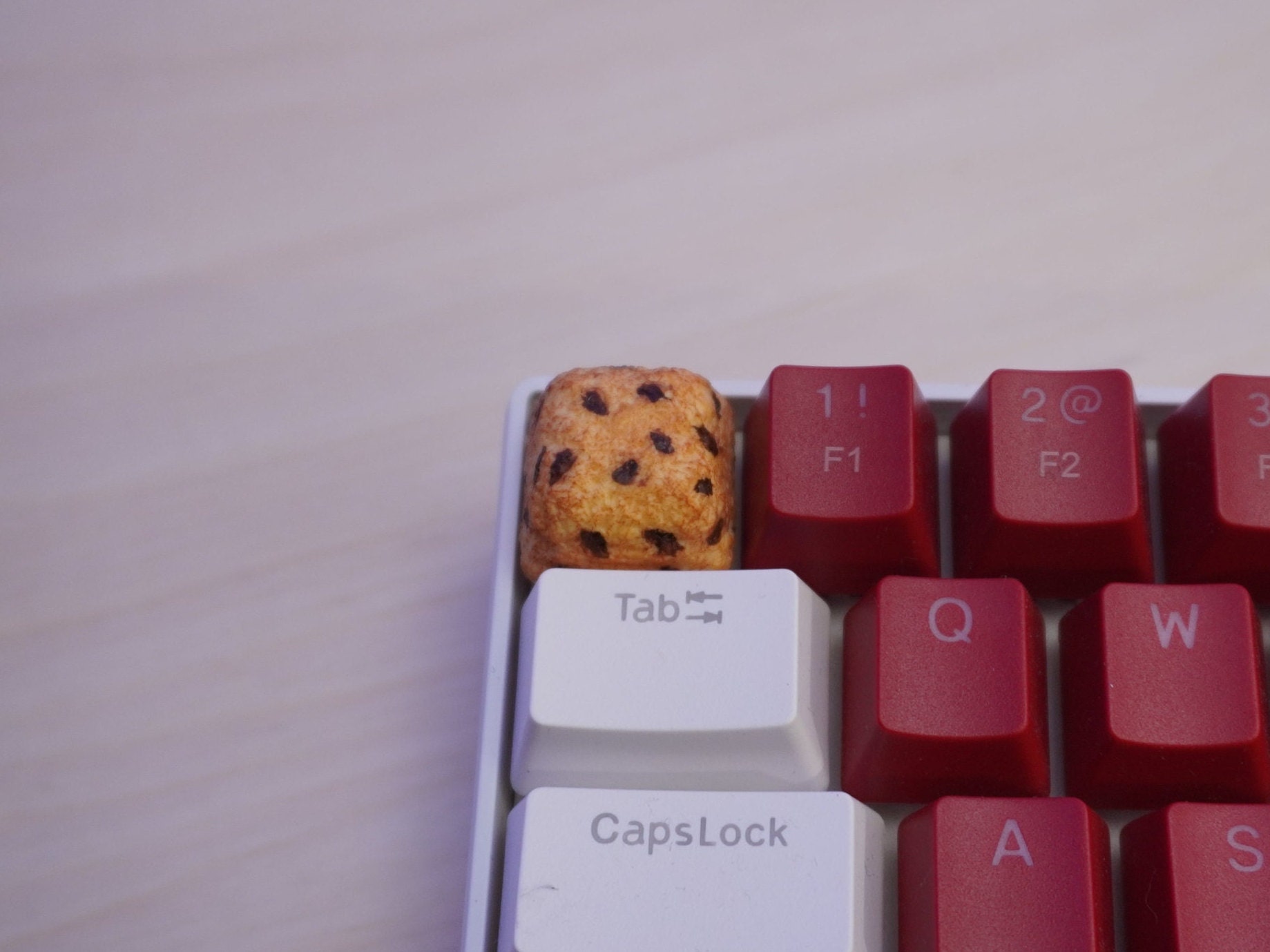 Realistic Chocolate Chip Cookie Keycap Artisan Handmade MX Stem ...