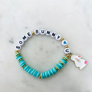 Easter Bunny Bracelet Easter Bunny Personalized Easter Personalized ...
