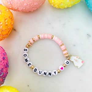 Easter Bunny Bracelet Easter Bunny Personalized Easter Personalized ...