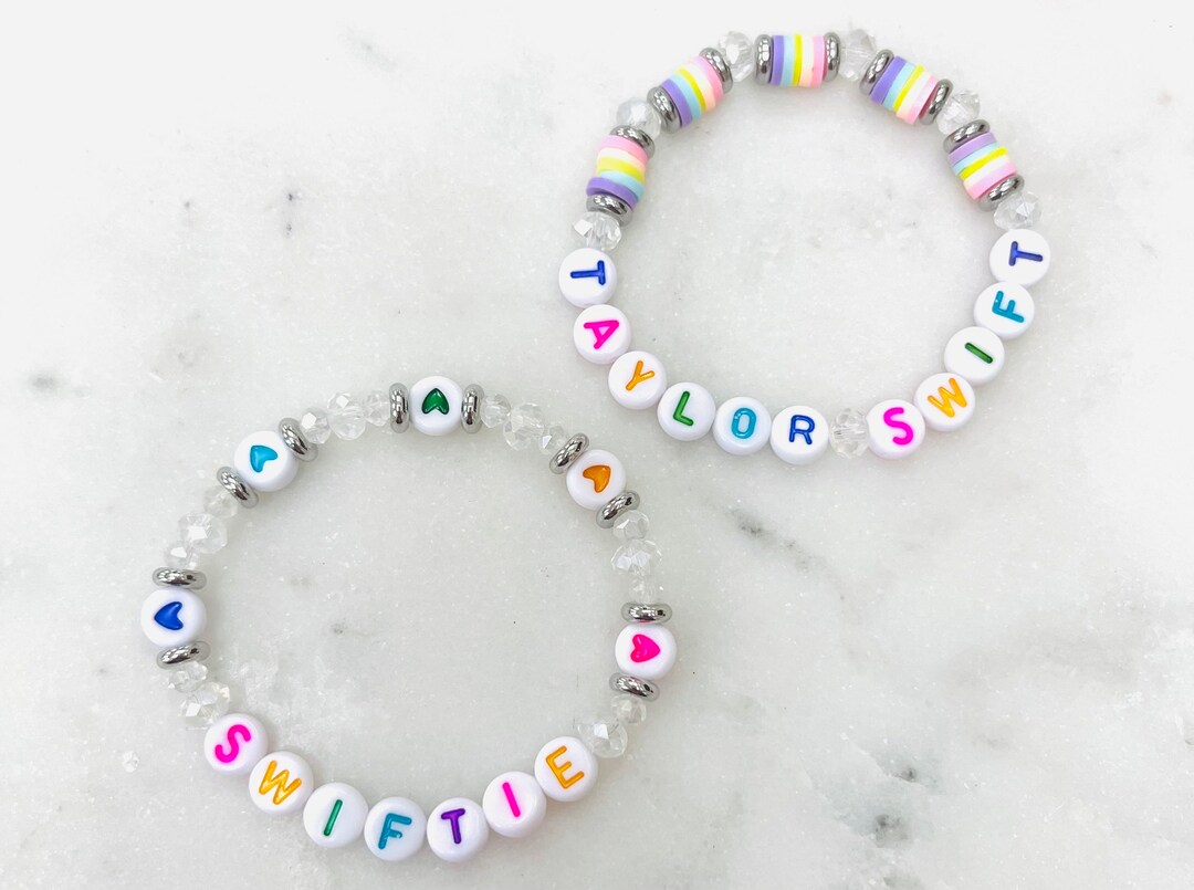 Swiftie Bracelet: Custom Taylor Swift Concert Bracelet - Etsy