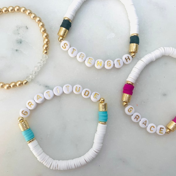 Mantra Bracelet - Etsy