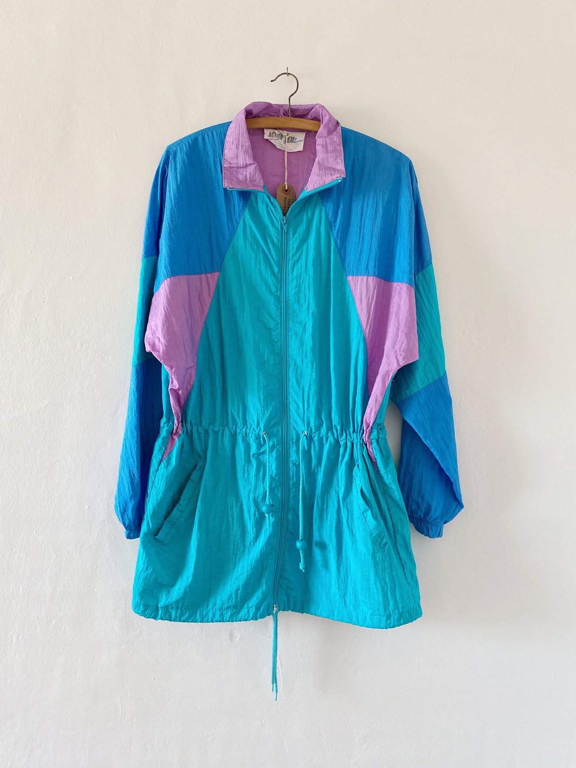 Vintage Swishy 80's Track Jacket - Etsy
