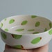 Green Olive Hand Painted Ceramic Bowl, Gifts for Mom, Breakfast Ceramic ...