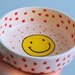 Happy Handmade Ceramic Bowl, Smiley Face Bowl, Gifts for Her, Mom Gifts ...