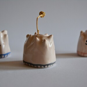 Ceramic Decor Handmade Cute Monster Mini Vase Shelf Decor Clay Ornament ...