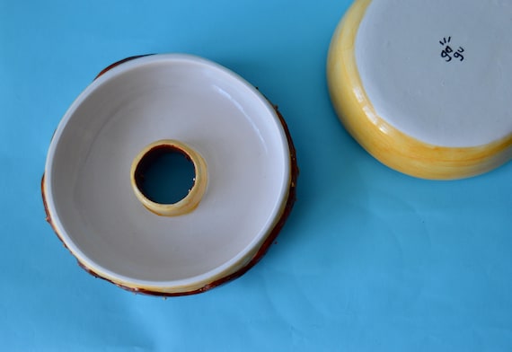 Handmade Ceramic Donut Bowl Home & Living Kitchen & Dining etna.com.pe
