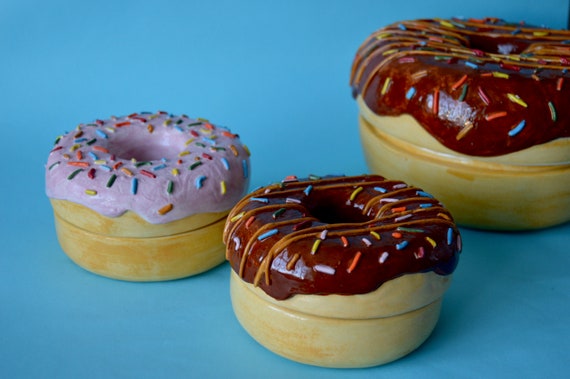 Handmade Ceramic Donut Bowl Home & Living Kitchen & Dining etna.com.pe