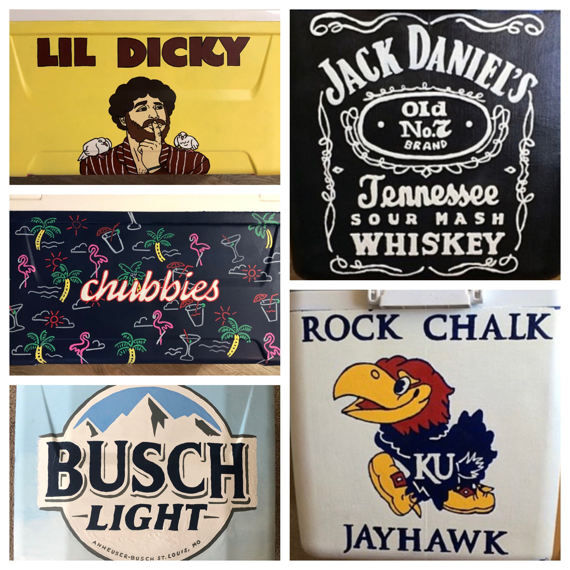 Custom Painted Cooler - Etsy