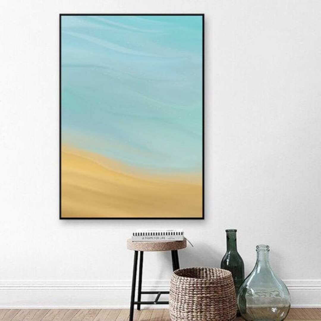Printable Beach Print, Sea Art Print, Sunset Decor, Ocean Print ...