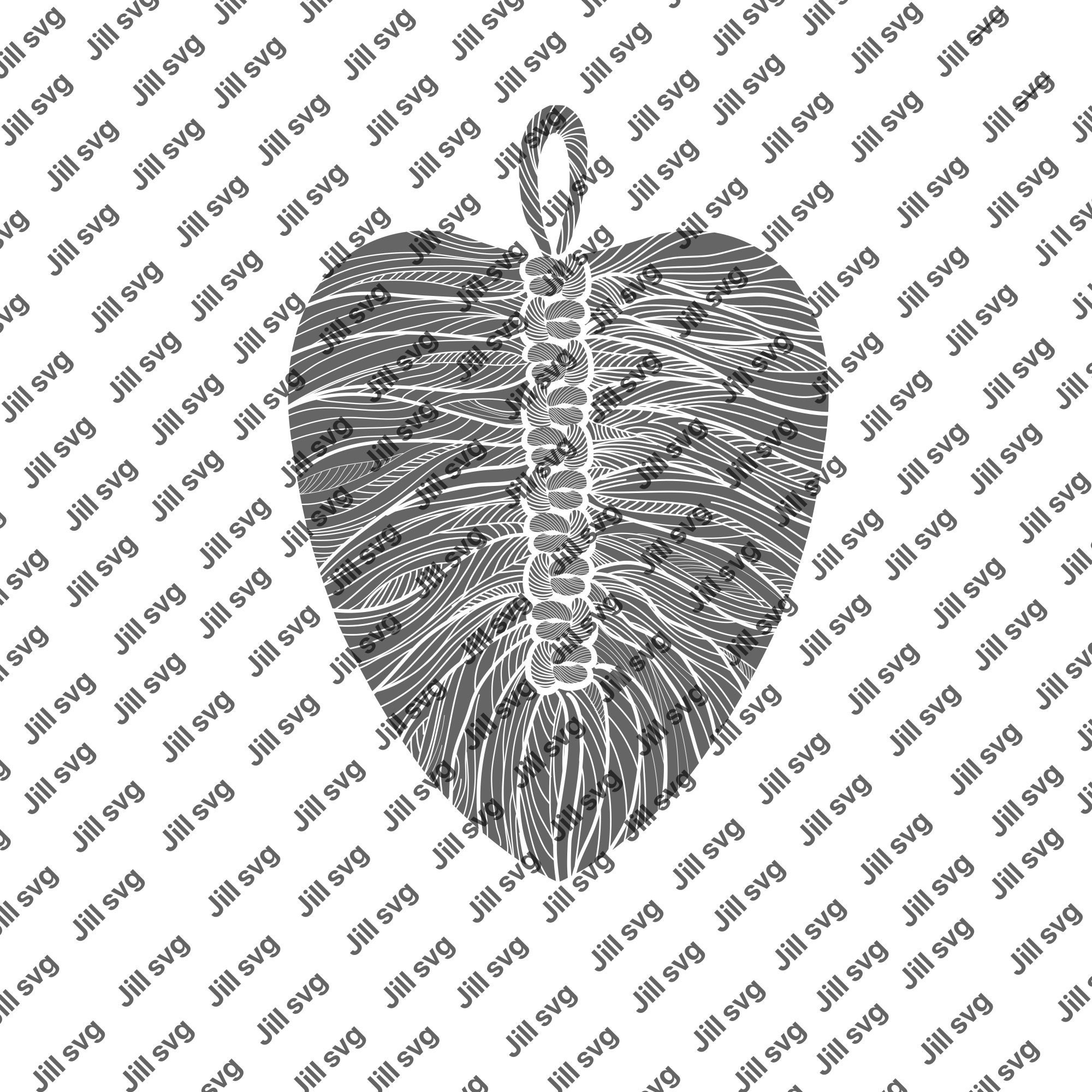 Leaves Illustration Macrame Clip Art Boho PNG SVG Wall - Etsy