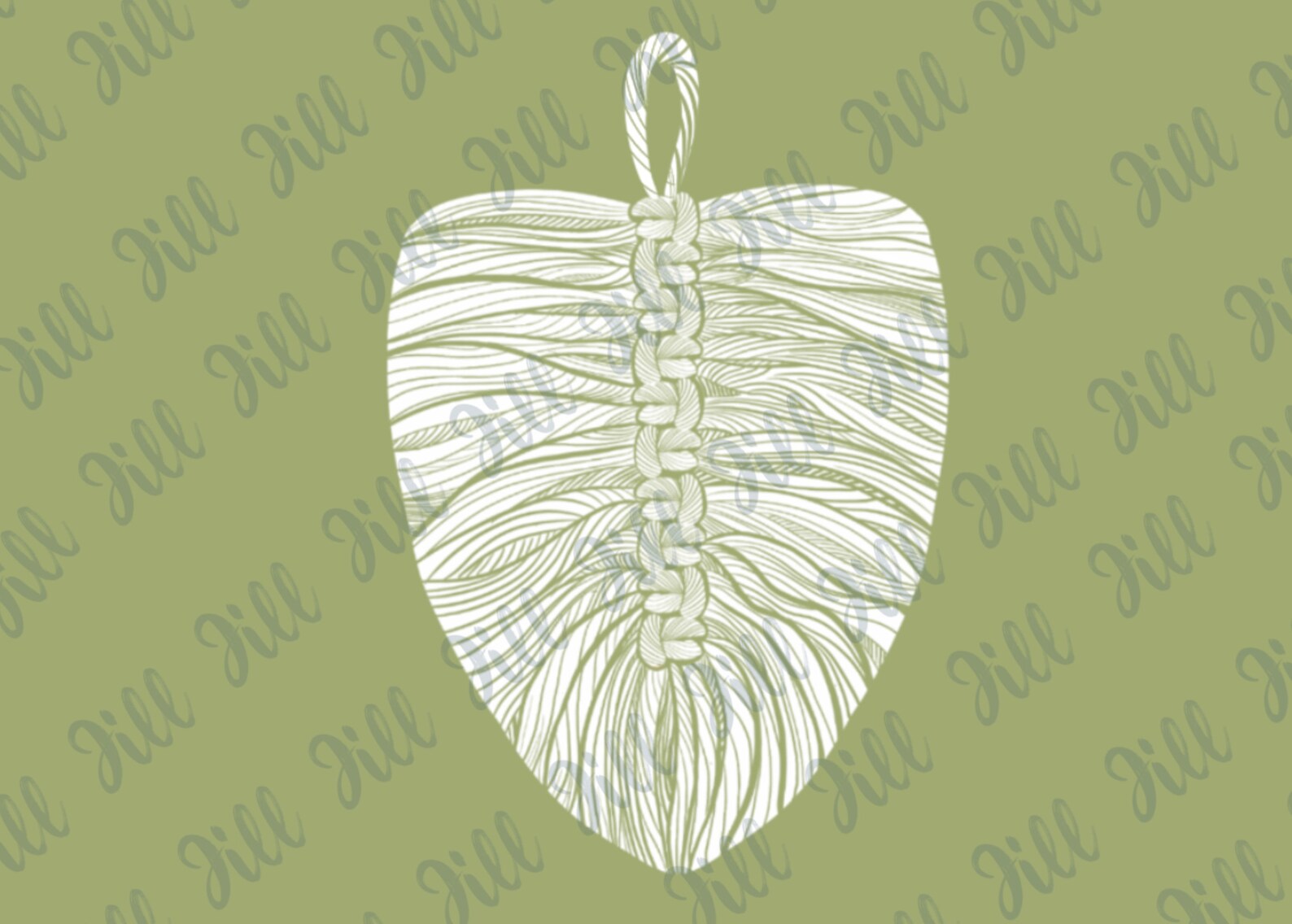 Leaves illustration Macrame Clip Art Boho Macrame PNG Wall | Etsy