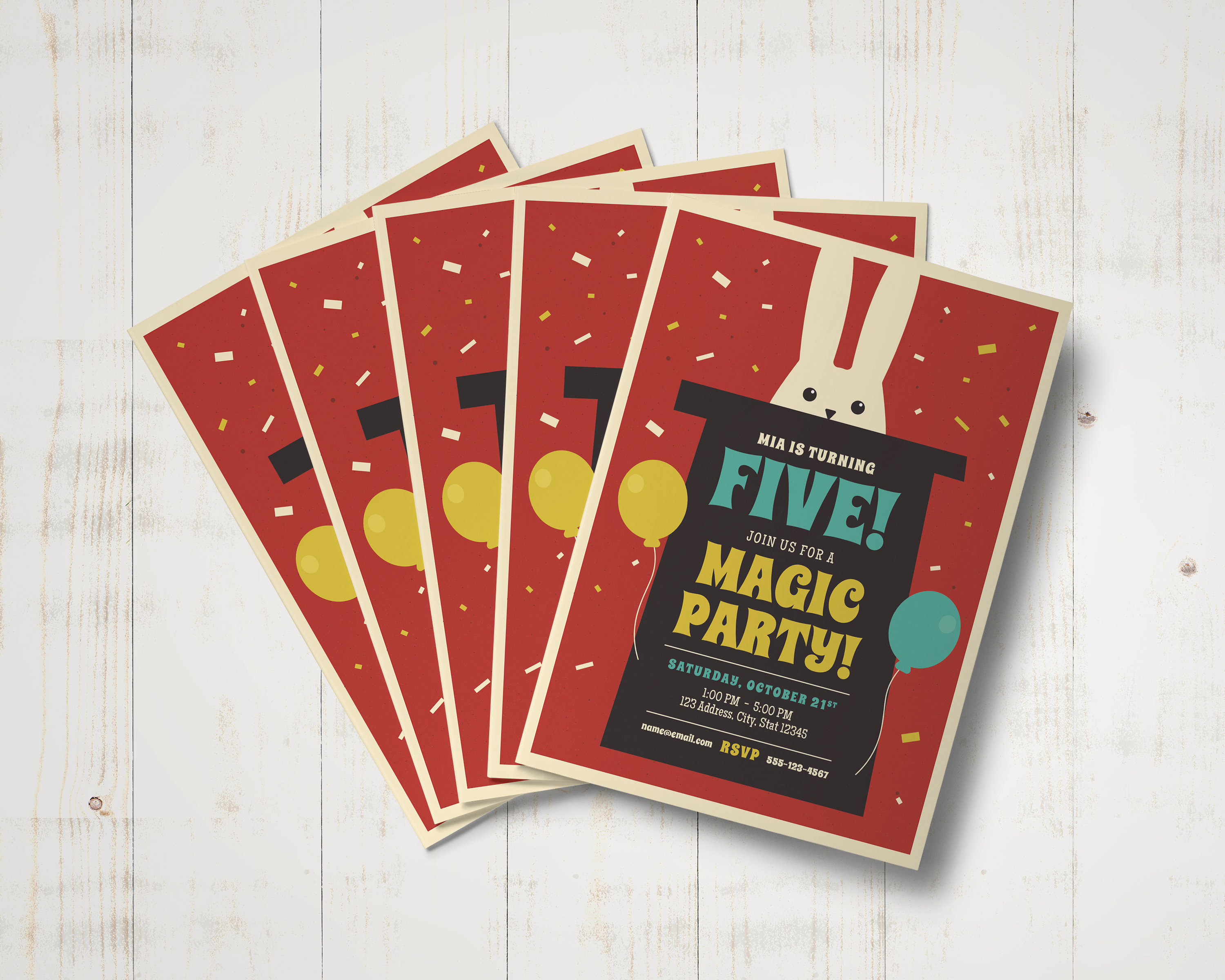 Magic Birthday Party Invitation - Etsy Australia