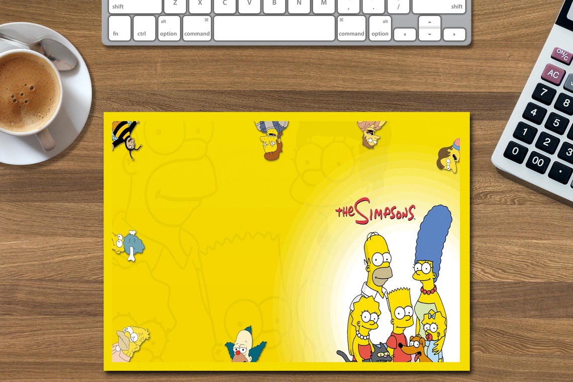 The Simpsons Family Animation Mouse Pad Bart Desktop Gaming - Etsy Finland
