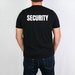 Security Shirt, Security T-shirts, Shirt for Security Guard, Bouncer ...