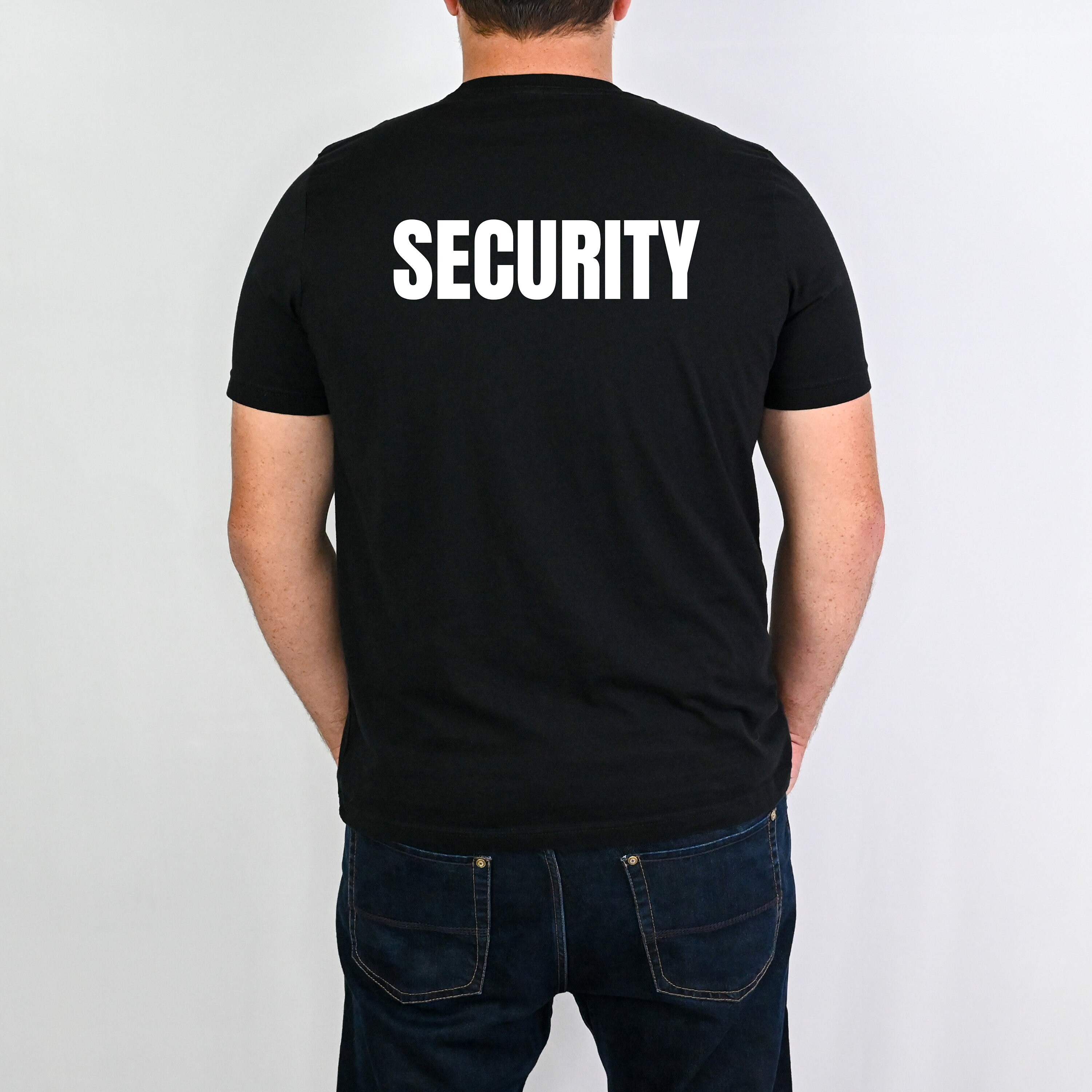 Security Shirt, Security T-shirts, Shirt for Security Guard, Bouncer Shirt, Security Costume ...