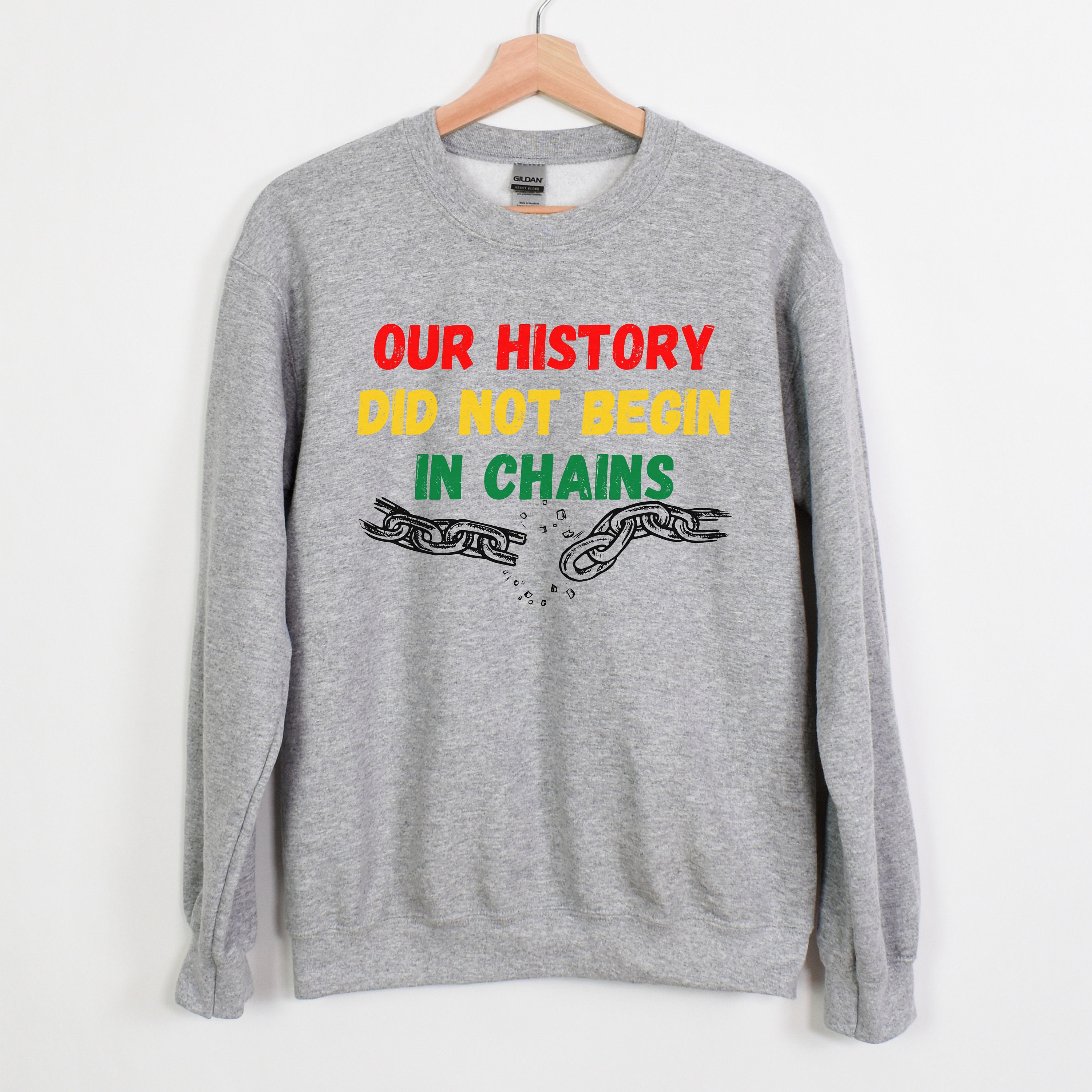 Malcolm X Shirt, Our History Did Not Begin in Chains, Black History ...