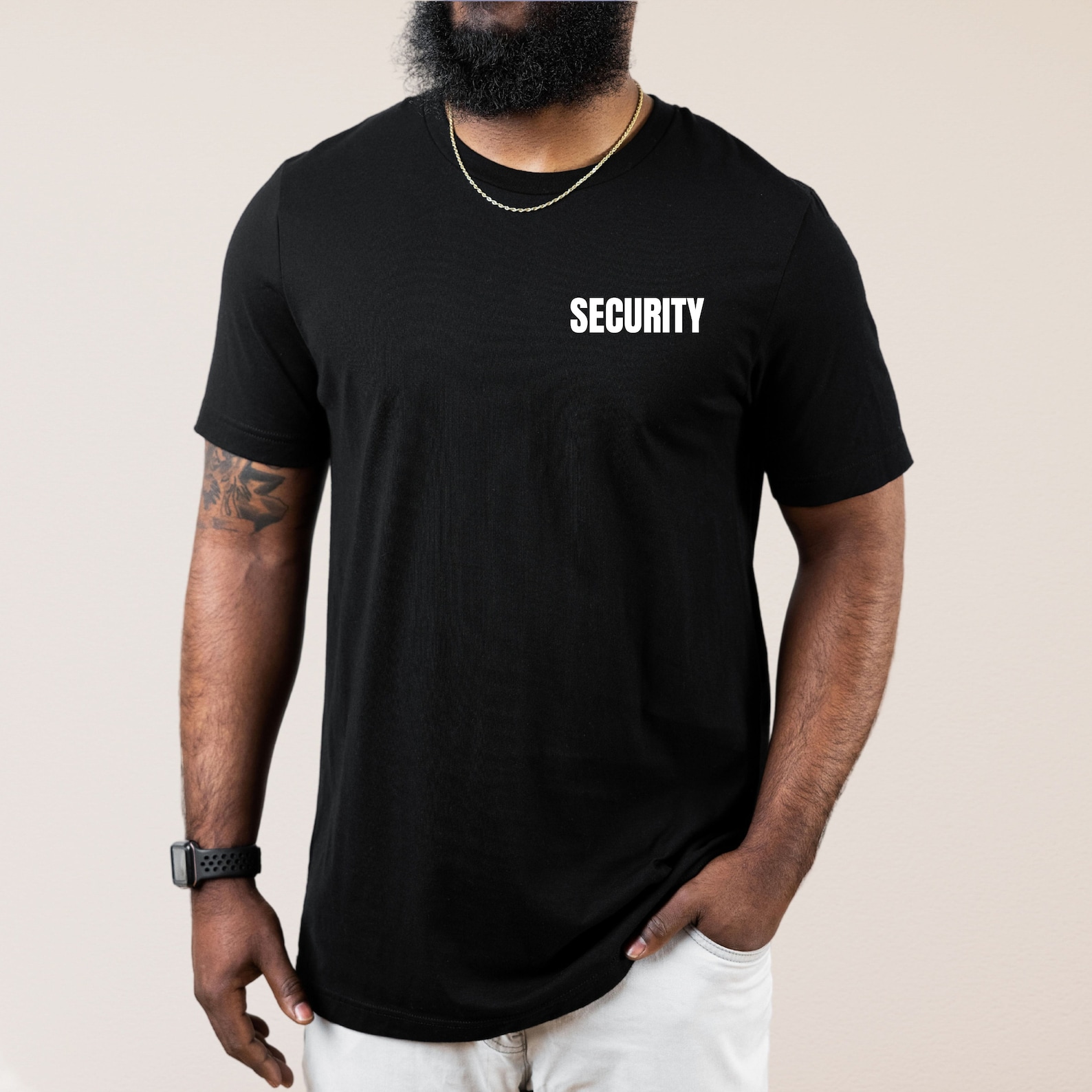 Security Shirt, Security T-shirts, Shirt for Security Guard, Bouncer ...