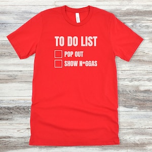 Pop Out and Show T Shirt, Hip Hop Shirt, Los Angeles Shirt, Black ...