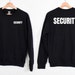 Security Shirt, Security T-shirts, Shirt for Security Guard, Bouncer ...