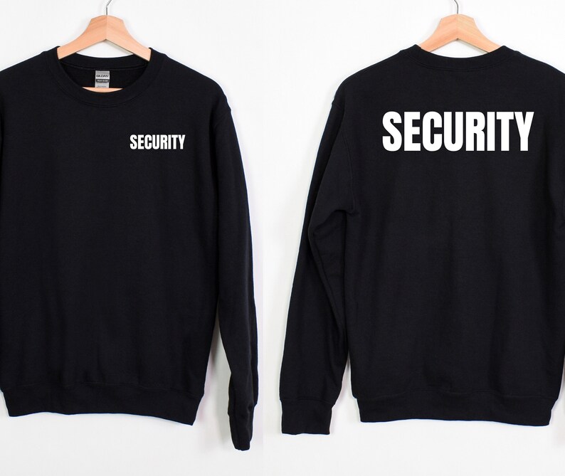 Security Shirt, Security T-shirts, Shirt for Security Guard, Bouncer ...
