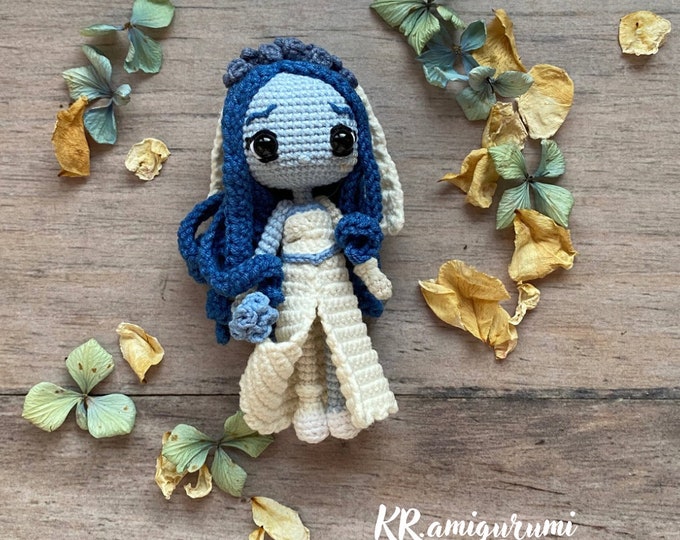 Corpse Bride Amigurumi Pattern Emily Corpse Bride Inspired - Etsy
