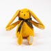 A Leading Role Small Yellow Bunny Plush - Etsy