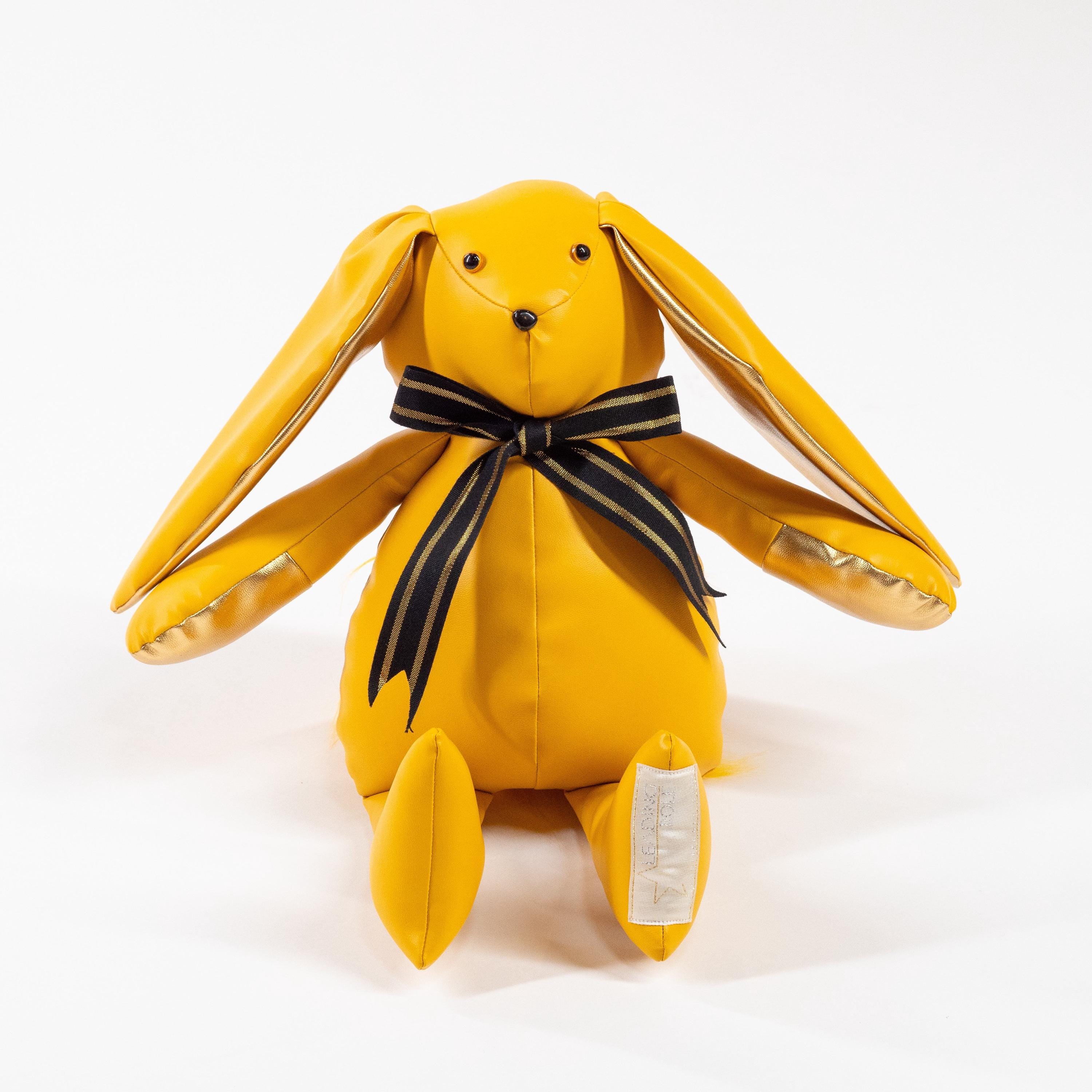 A Leading Role Small Yellow Bunny Plush - Etsy